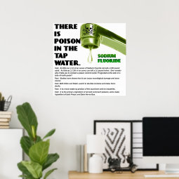 THERE IS POISON IN THE TAP WATER! Poster | Zazzle