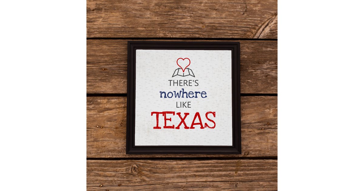There's Nowhere Like Texas Poster | Zazzle