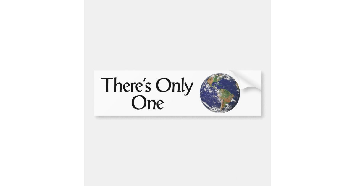 There's Only One Bumper Sticker | Zazzle