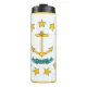 Thermal Tumbler with flag of Rhode Island, USA | Zazzle