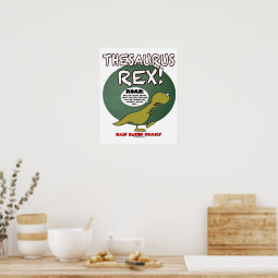 Thesaurus Rex Poster | Zazzle