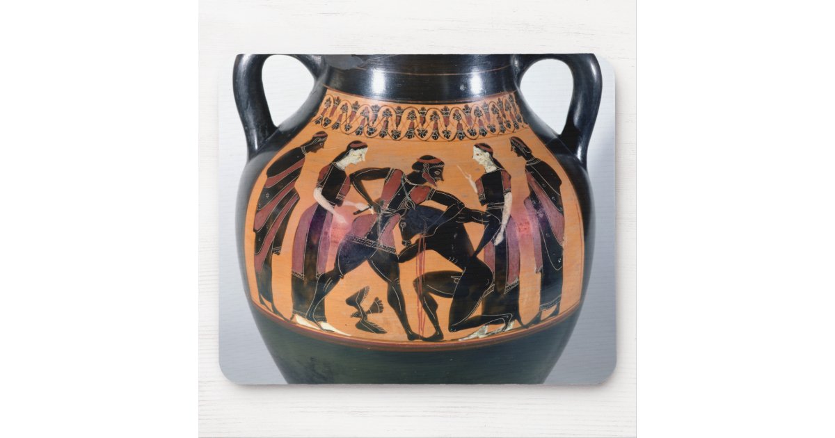 Theseus Fighting the Minotaur Mouse Pad | Zazzle