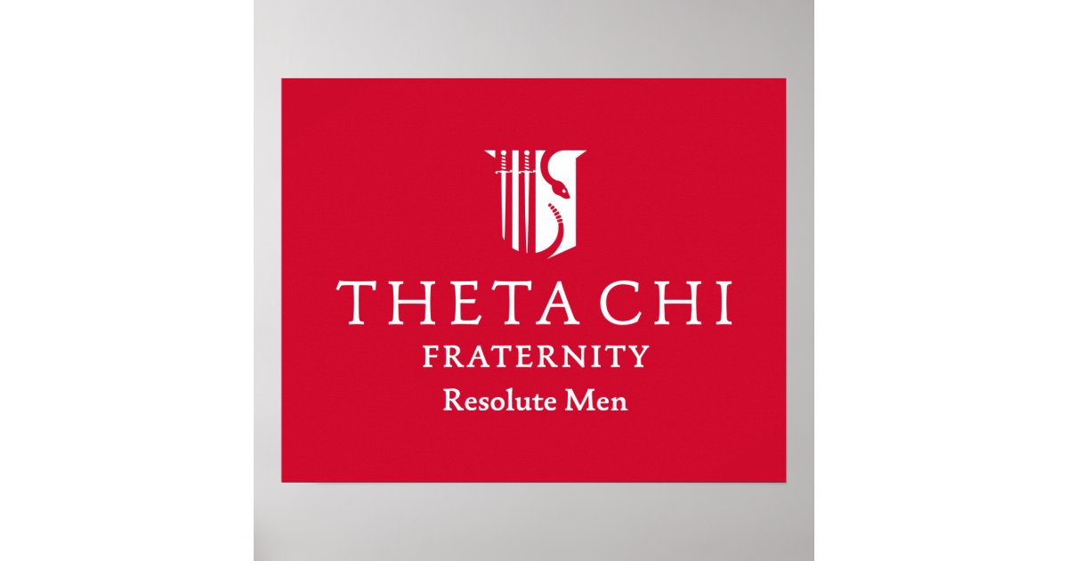 Theta Chi Fraternity Official Emblem Poster | Zazzle
