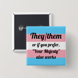 They/them Button | Zazzle