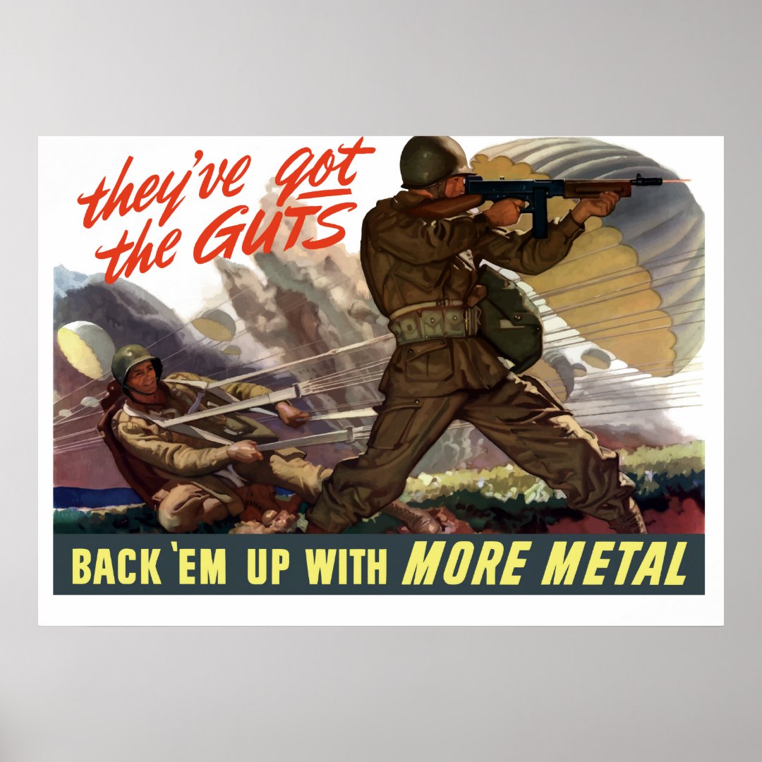 They've Got The Guts -- WW2 Poster | Zazzle