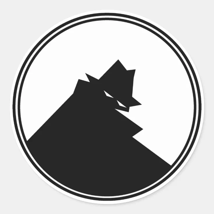 THIEF CLASSIC ROUND STICKER | Zazzle