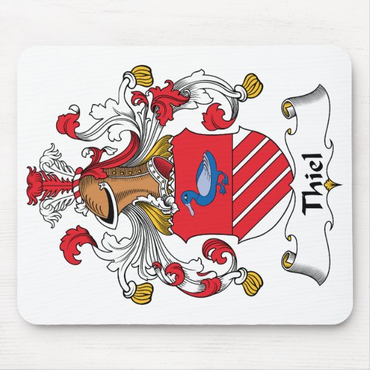 Thiel Family Crest Mouse Pad | Zazzle.com