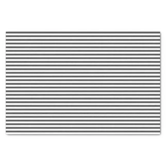 Thin Black and White Stripes Tissue Paper | Zazzle