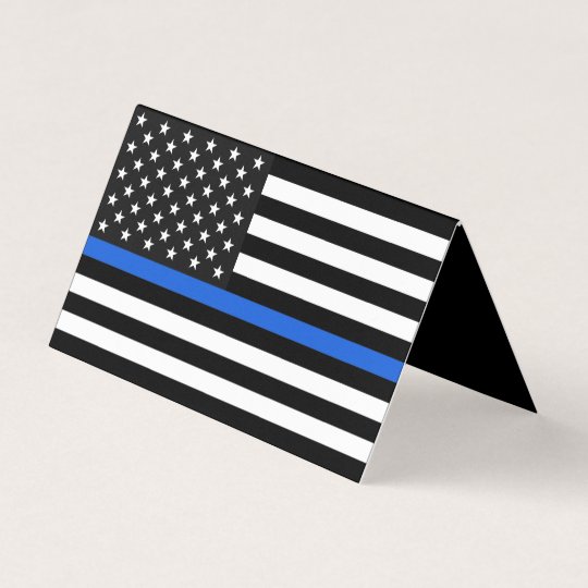 Thin Blue Line American Flag Memorial | Zazzle.com