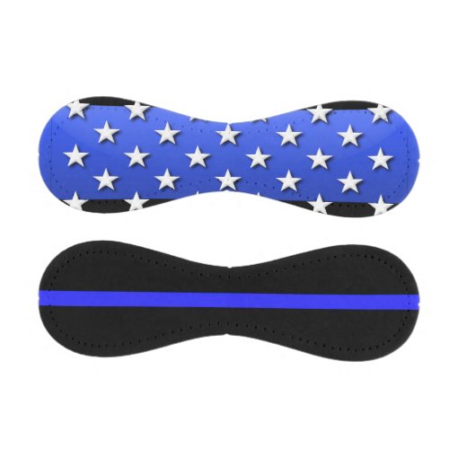 Thin Blue Line Big Stars and Stripes Baseball | Zazzle