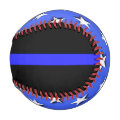 Thin Blue Line Big Stars and Stripes Baseball | Zazzle