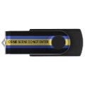 Thin Blue Line Crime Scene Do Not Enter USB Flash Drive | Zazzle