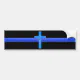 Thin Blue Line & Cross Bumper Sticker | Zazzle