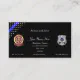 Thin Blue Line Custom Patch and Badge Business Card | Zazzle