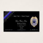 Thin Blue Line American Flag Business Card | Zazzle.com