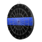 Thin Blue Line Dartboard With Darts | Zazzle