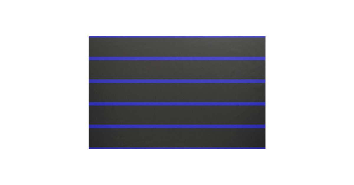 Thin Blue Line Fabric | Zazzle