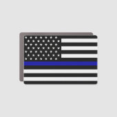 Thin Blue Line Flag Car Magnet | Zazzle