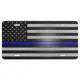 Thin Blue Line Flag Edged License Plate | Zazzle