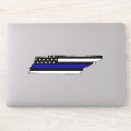 Thin Blue Line Flag Tennessee Sticker | Zazzle