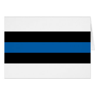 Thin Blue Line Cards, Thin Blue Line Card Templates, Postage ...