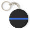 Thin Blue Line Keychain | Zazzle