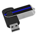 Thin Blue Line - Law Enforcement Police Flash Drive | Zazzle