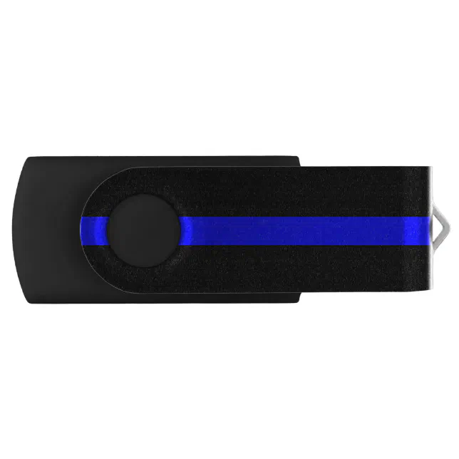 Thin Blue Line - Law Enforcement Police Flash Drive | Zazzle
