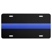 Thin Blue Line License Plate | Zazzle