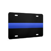 Thin Blue Line License Plate | Zazzle