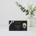 Thin Blue Line Lieutenant Business Card | Zazzle