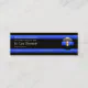 Thin Blue Line Lieutenant Custom Business Card | Zazzle