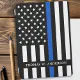 Thin Blue Line Personalized Police Officer iPad Pro Cover | Zazzle
