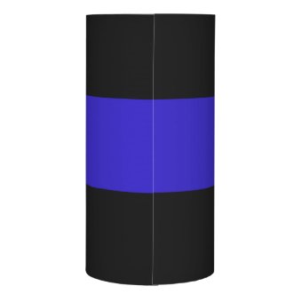 Thin Blue Line Police Candle | Zazzle
