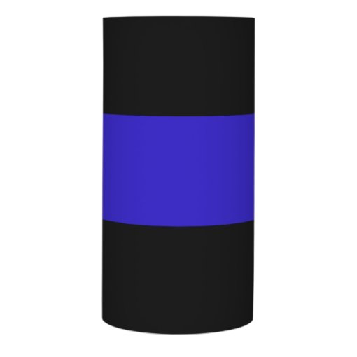 Thin Blue Line Police Candle | Zazzle