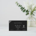 Thin Blue Line Police Chaplain Cross Business Card | Zazzle