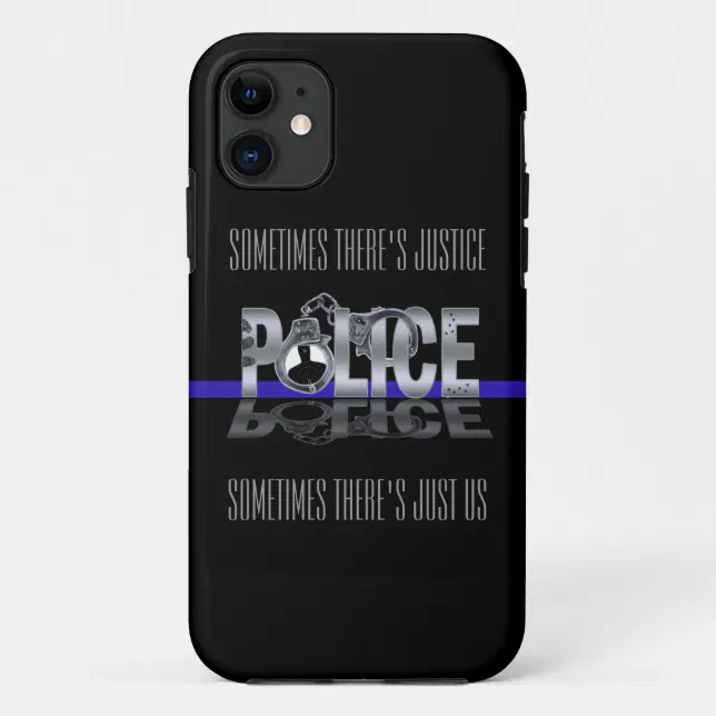 Thin Blue Line: POLICE iPhone 5 Case | Zazzle