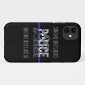 Thin Blue Line: POLICE iPhone 5 Case | Zazzle