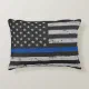 Thin Blue Line - Police Officer - Law Enforcement Accent Pillow | Zazzle