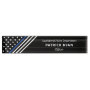Thin Blue Line Police Stars Stripes Monogram Desk Name Plate | Zazzle