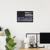 Thin Blue Line Poster | Zazzle