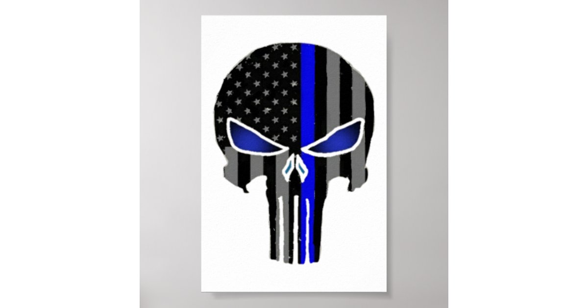 Thin Blue Line Poster | Zazzle