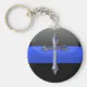 Thin Blue Line Prayer For Safety Keychain | Zazzle