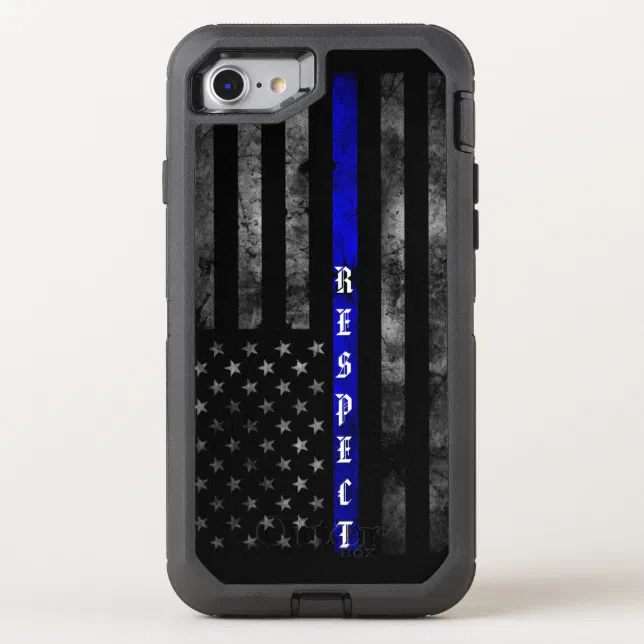 Thin Blue Line SmartPhone OtterBox Defender Series Otterbox iPhone Case ...
