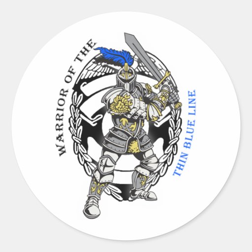 THIN BLUE LINE STICKER