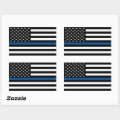 Thin Blue Line Support Police Sticker | Zazzle