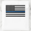 Thin Blue Line Support Police Sticker | Zazzle