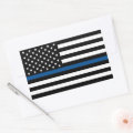 Thin Blue Line Support Police Sticker | Zazzle