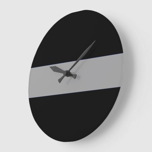Thin Gray Line Correctional Officer Clock | Zazzle