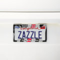 Thin Red Line Flag Fallen Firefighter Memorial License Plate Frame | Zazzle